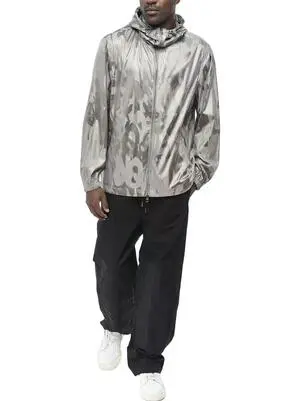 Alexander McQueen Logo-print Hooded Jacket - Grey