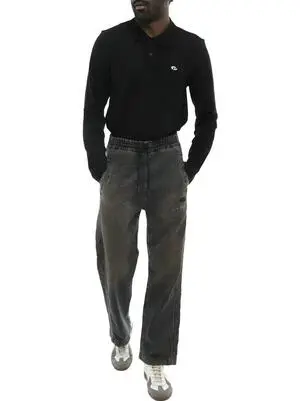 DIESEL® Stretch Denim Jogger Jeans - Grey