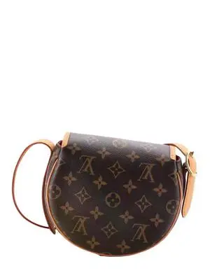 LOUIS VUITTON Tambourin Nm Monogram Canvas Crossbody Bag - Brown