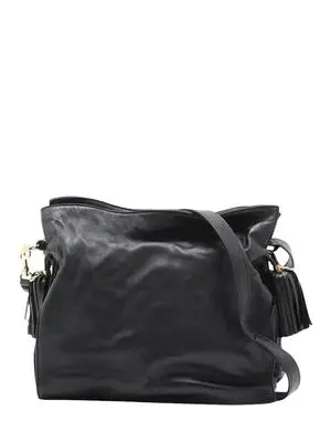 Loewe Flamenco Tassel Crossbody Bag - Black
