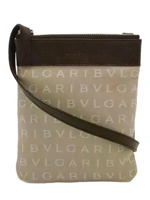 BVLGARI Bvlgari Logomania Canvas Crossbody Bag