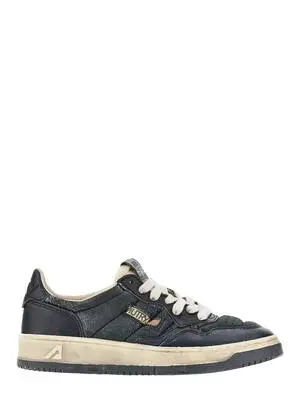 AUTRY Super Vintage Medalist Low-top Sneakers - Black