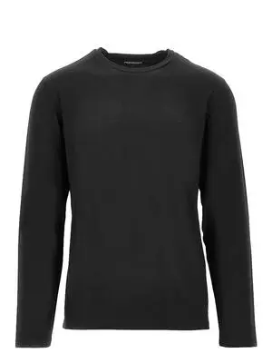 EA BODYWEAR Stretch Jersey T-shirt With Eagle Ebroidery An
