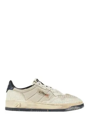 AUTRY Super Vintage Medalist Low Top Sneakers - White