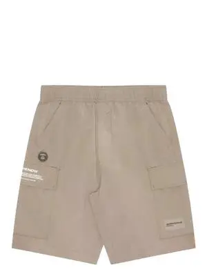 AAPE BY *A BATHING APE Moonface Patch Cargo Shorts - Neutrals
