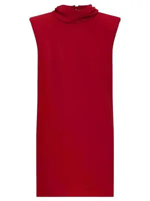 VALENTINO Valentino Garavani Silk High Neck Sleeveless Dress