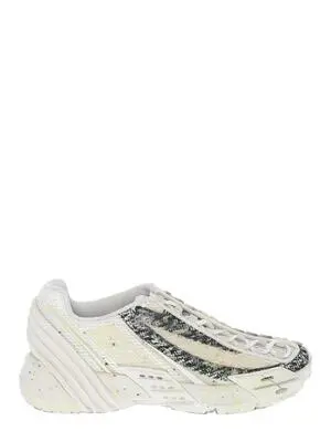 DIESEL® S-prototype Slip-on Sneakers With Perforated Detailing - Neutrals