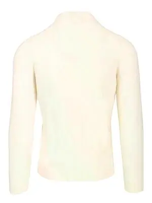 AL DUCA D’AOSTA 1902 Ribbed-knit Polo Shirt - White
