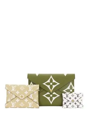 LOUIS VUITTON Monogram Giant Kirigami Pochette Set In Green - Multicolor