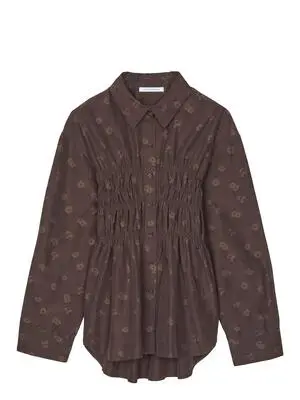 Cecilie Bahnsen Ditsy Bellis Cbbraxton Shirt - Marrone