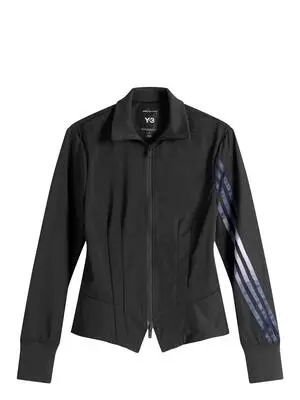 Y3 3-stripe Track Jacket - Black