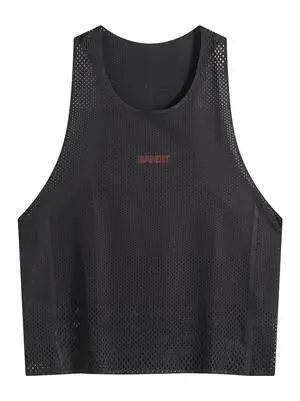 BANDIT Open Mesh Gradient Cut Race Singlet - Black