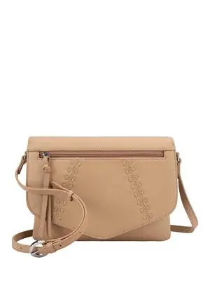 LLOYD BAKER Yvaine Full-grain Leather Crossbody Bag - Brown