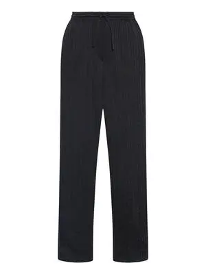 THE ROW The Row Mid-Rise Cotton Voile Straight Leg Pants