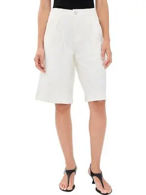 L'Agence Akasha Bermuda Shorts - Ivory