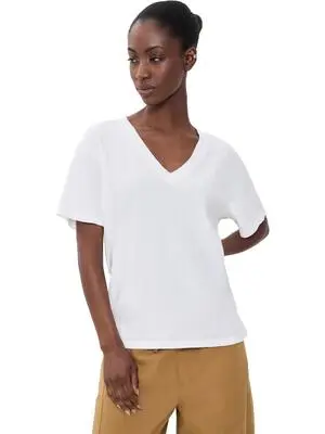 MOTHER The Varsity Rowdy Tee - Fluff