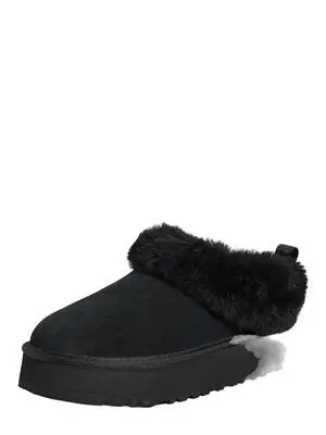 UGG Tazzelle Slipper With Shearling Trim - Black