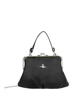 VIVIENNE WESTWOOD Granny Frame Bag With Chain Strap - Black