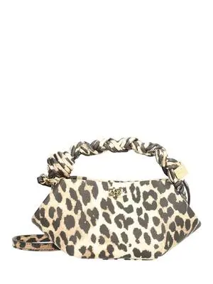 GANNI Mini Butterfly Bag In Leopard Print - Multicolor