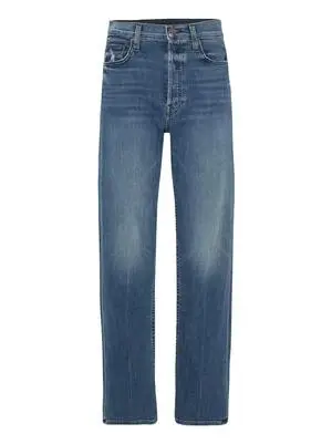 MOTHER High-rise Straight Jeans - Blue