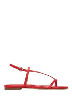 AeydĒ Ella Flat Sandals - Red