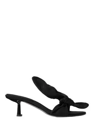 NEOUS Bow Detail Sandals - Black