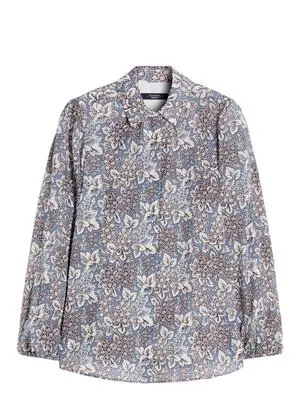 Max Mara Weekend Max Mara Periodi All-Over Printed Shirt Gray