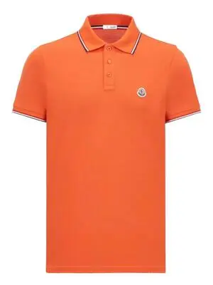 MONCLER Logo Patch Polo Shirt