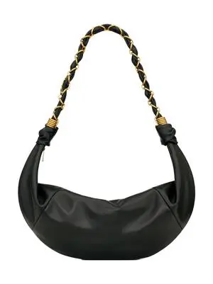 Saint Laurent Amalia Zipper Shoulder Bag - Black