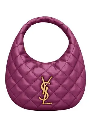 Saint Laurent Icare Quilted Nappa Handbag - Deep Fuchsia