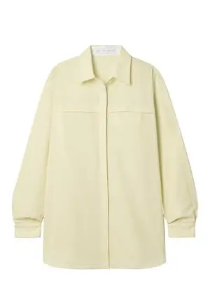Proenza Schouler Rose Wool Blend Shirt - Light Yellow