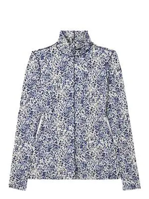 Proenza Schouler Audrey Ruffled Knit Turtleneck Top - White