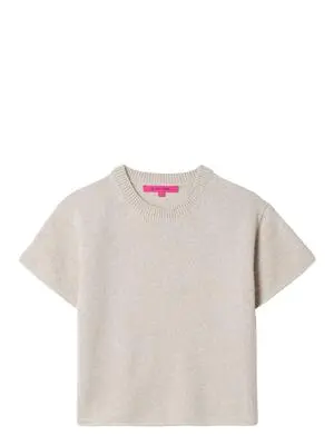 THE ELDER STATESMAN The Elder Statesman Short-Sleeved Cashmere Pullover