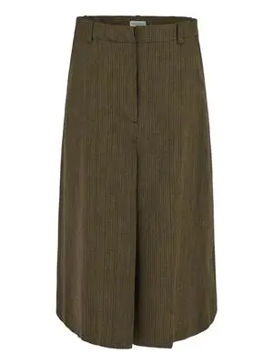 DRIES VAN NOTEN Dries Van Noten Midi Skirt With Belt Ring And Pockets