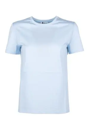 Marella Crew Neck T-shirt With Short Sleeves - Blue