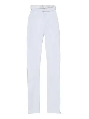 Nike X Jacquemus Slim Fit Trousers With Adjustable Belt - White