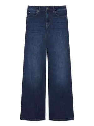 IBLUES Wide-leg Trousers - Blue