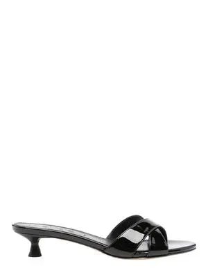 AeydĒ Stina Leather Mules - Black