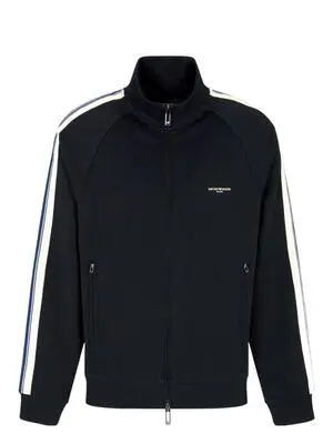 EMPORIO ARMANI Emporio Armani Logo Detailed Zipped Sweatshirt
