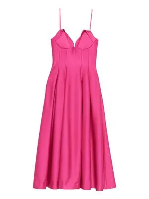 Rebecca Vallance Spaghetti Strap Suspender Dress - Pink