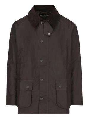 Barbour Buttoned Long-sleeved Jacket - Black