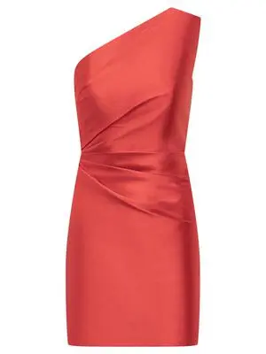 Solace London One-shoulder Dress - Red