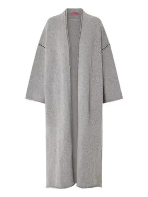 THE ELDER STATESMAN The Elder Statesman Glacier Cashmere Cardigan Grey