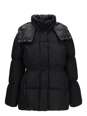 Moncler Agneux Hooded Short Down Jacket - Black