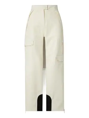 Cordova Straight-leg Ski Pants With Zippered Cuffs - White