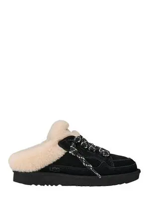 UGG Backless Mules With Lace-up Detail - Black