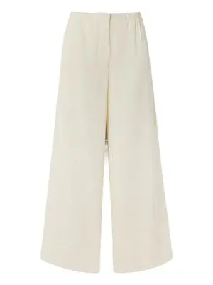 Proenza Schouler Meadow Pleated Wide-leg Pants - Off White