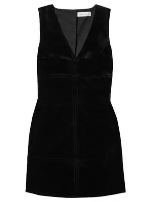 Proenza Schouler Knox Patchwork Mini Dress - Black