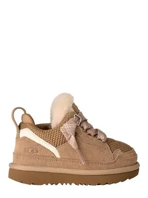 UGG Round Toe Lace-up Sneakers - Sand-colored