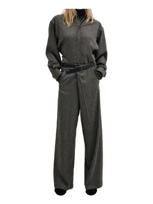 DARKPARK Collared Long-sleeved Shirt - Black